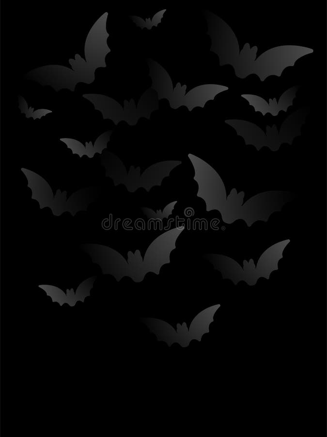 Vector - Halloween Bat Black Paper Background Stock Vector ...