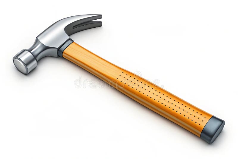 Hammer. Handyman Tool for Home Repair. Cartoon Claw Hammer ...