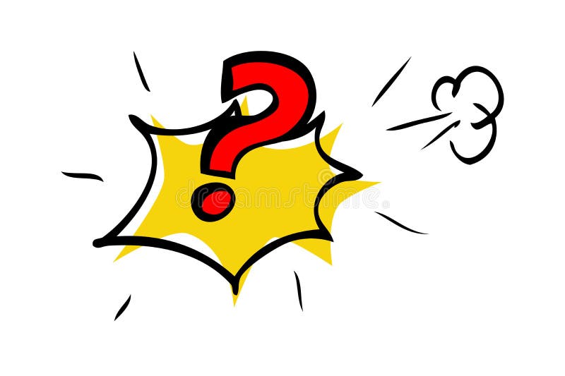 Simple Vector Hand Draw Sketch, Thin Marker, Question Mark, Isolated on ...