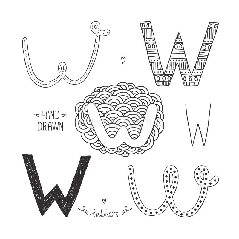 W Doodle Stock Illustrations – 925 W Doodle Stock Illustrations ...