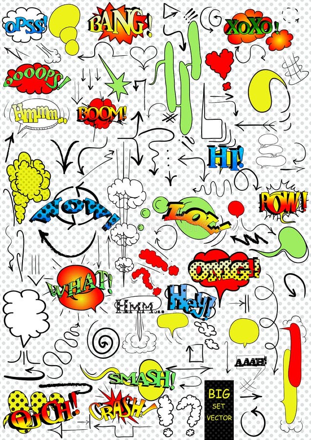 Comic Book Arrows Stock Illustrations – 187 Comic Book Arrows Stock ...