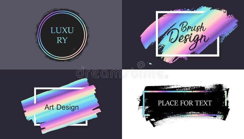 Vector Hand Drawn Artistic Design Element, Box, Frame or Background for ...