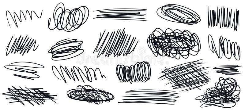 186 Black Hand Drawn Vector Brush Strokes Stock Photos - Free & Royalty ...