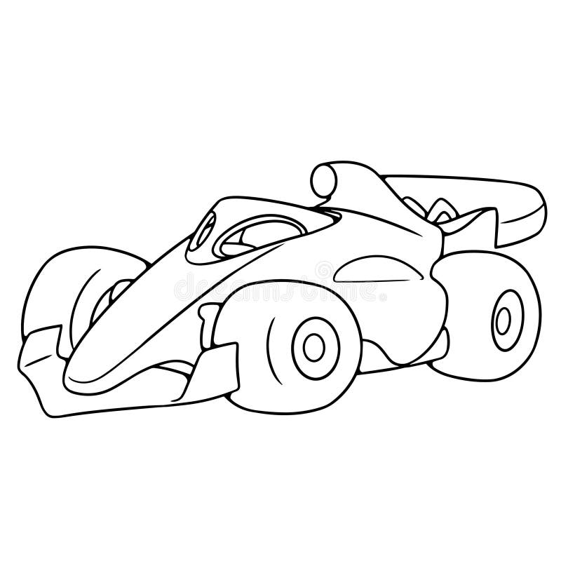 Formula One Car Outline Stock Illustrations – 920 Formula One Car ...
