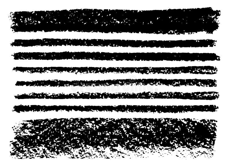 Vector Hand Drawn Collection Artistic of Charcoal Stock Vector ...