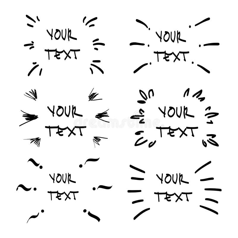 Emphasis Elements Stock Illustrations – 1,317 Emphasis Elements Stock ...