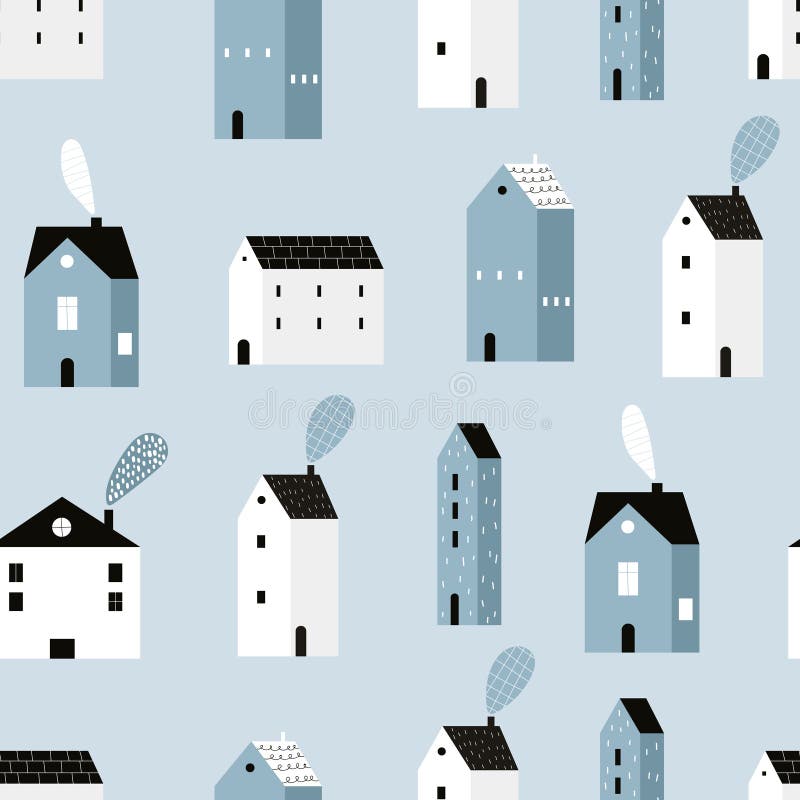 Repeating Houses Stock Illustrations – 266 Repeating Houses Stock ...
