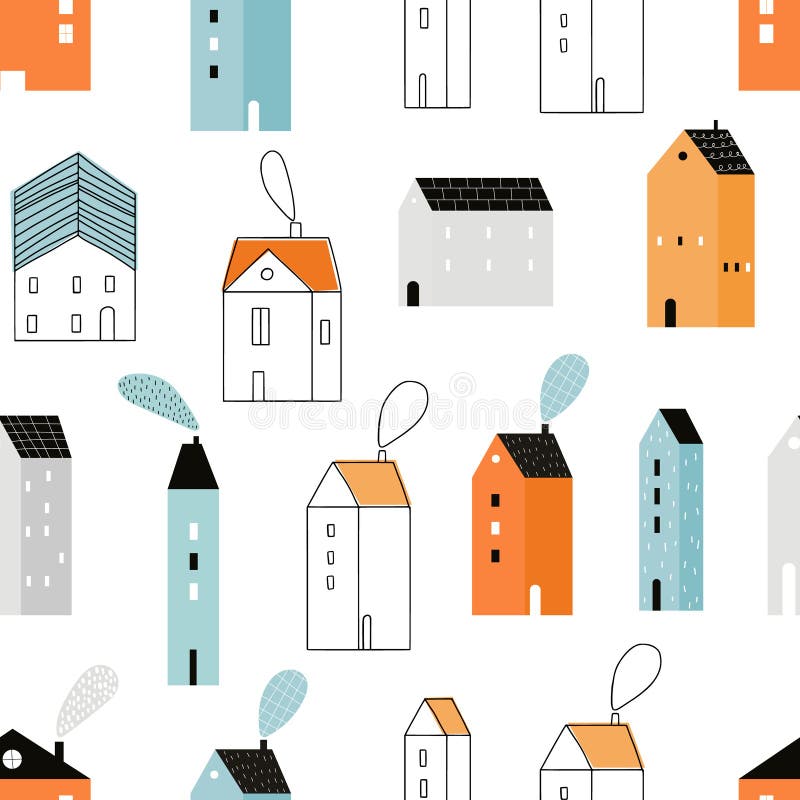 Repeating Houses Stock Illustrations – 243 Repeating Houses Stock ...