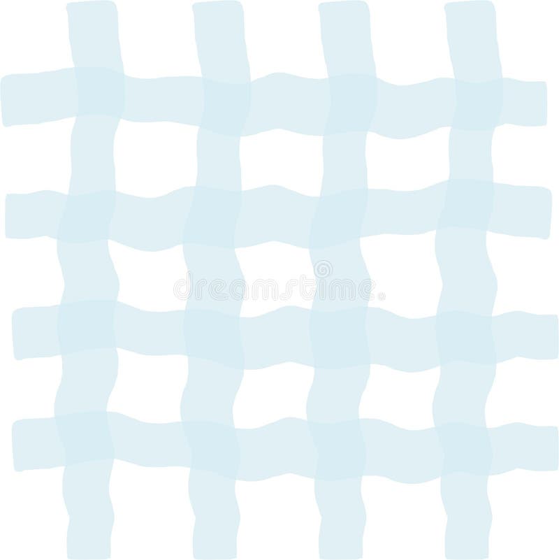 Vector Hand Drawn Cute Checkered Pattern. Cottagecore Doodle Plaid ...