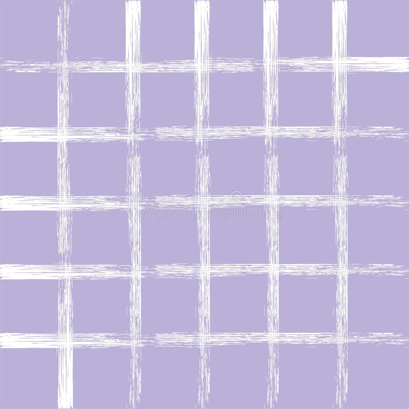 Vector Hand Drawn Cute Checkered Pattern. Doodle Plaid Geometrical ...