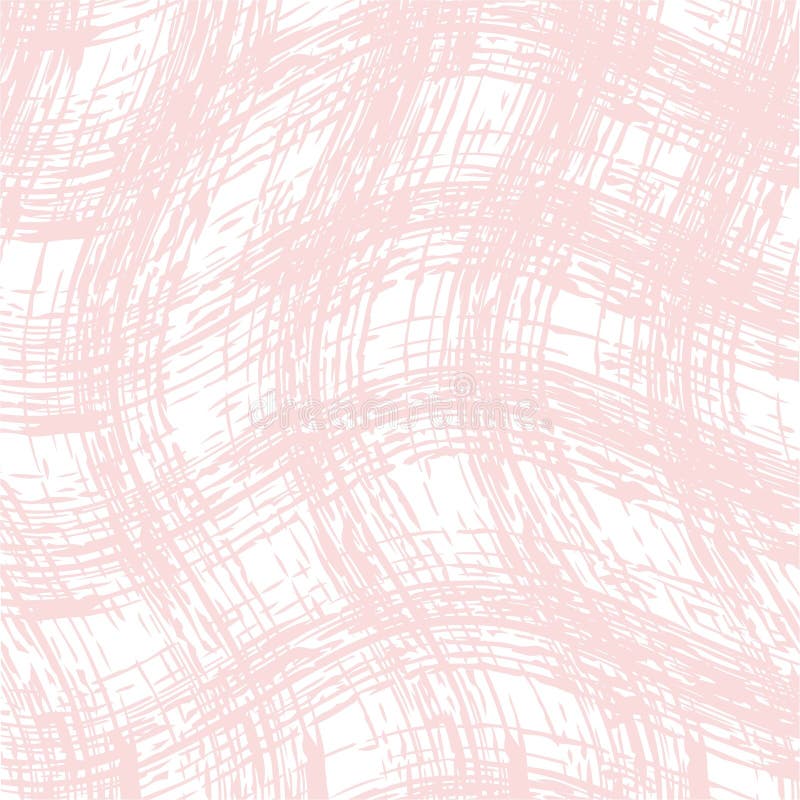 Vector Hand Drawn Cute Checkered Pattern. Doodle Plaid Wavy Wide Brush ...