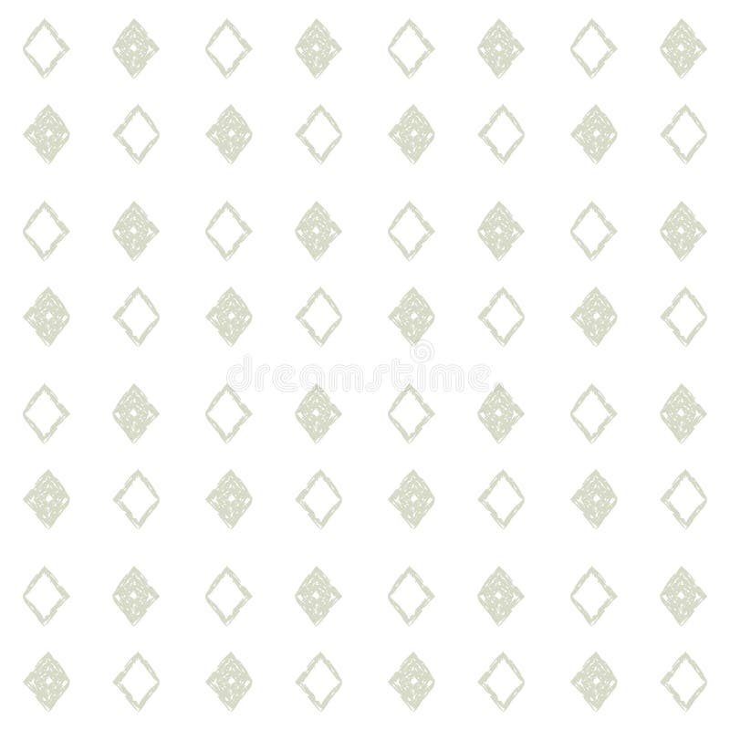 Vector Hand Drawn Diamond Pattern Background Stock Vector ...
