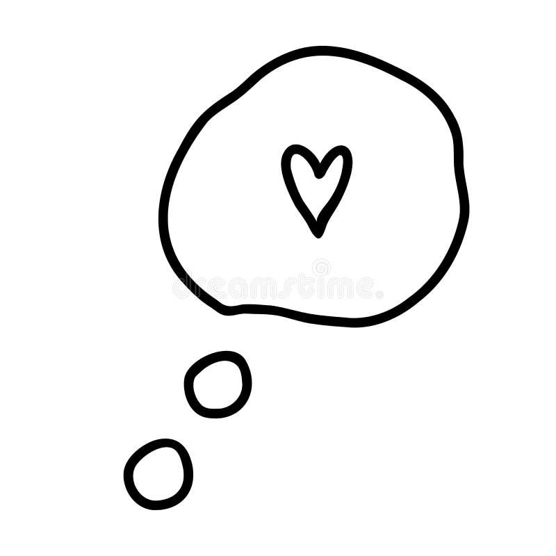 Vector Hand Drawn Doodle Speech, Thought Bubble, Conversation Cloud ...