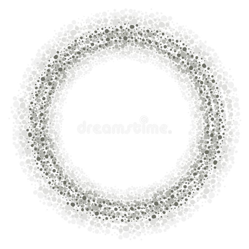 Vector Hand Drawn Dot Frame Stock Vector - Illustration of style ...