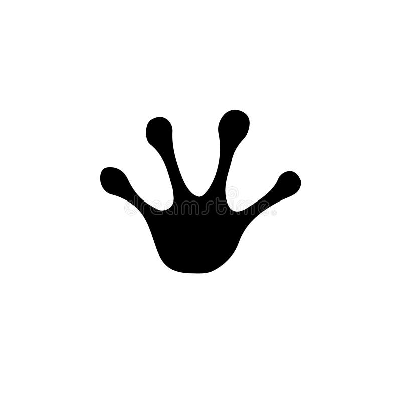 Lizard Footprint Clipart