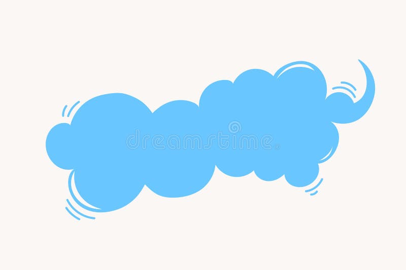 Vector Hand Drawn Funny Speech Bubble Shape. Communication Icon ...