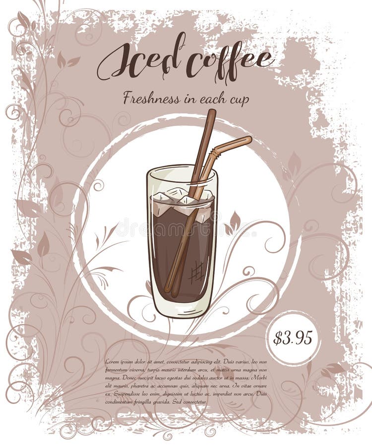 Iced Coffee Cartoon Stock Illustrations – 812 Iced Coffee Cartoon Stock ...