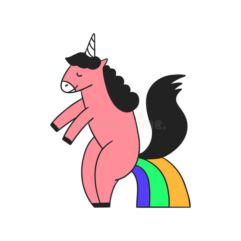 Pooping Rainbow Stock Illustrations – 60 Pooping Rainbow Stock ...