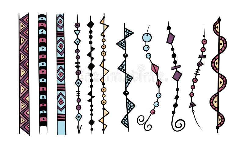 Vector Hand Drawn Line Border Set and Scribble Design Element. Stock ... Vector Hand Drawn Line Border Set and Scribble Design Element. Stock ...