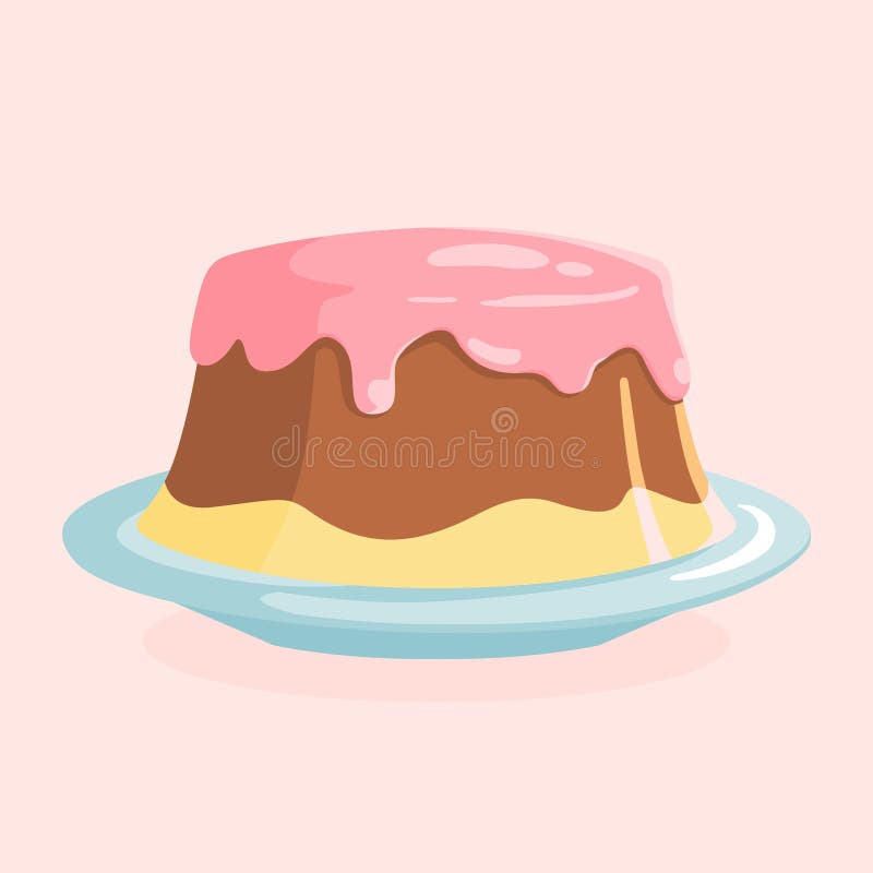 Pudding Illustration Template Stock Illustrations – 1,185 Pudding ...