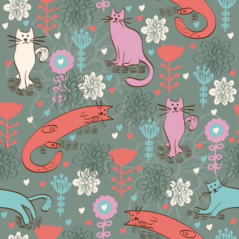 Vector seamless pattern stock vector. Illustration of repetition ...