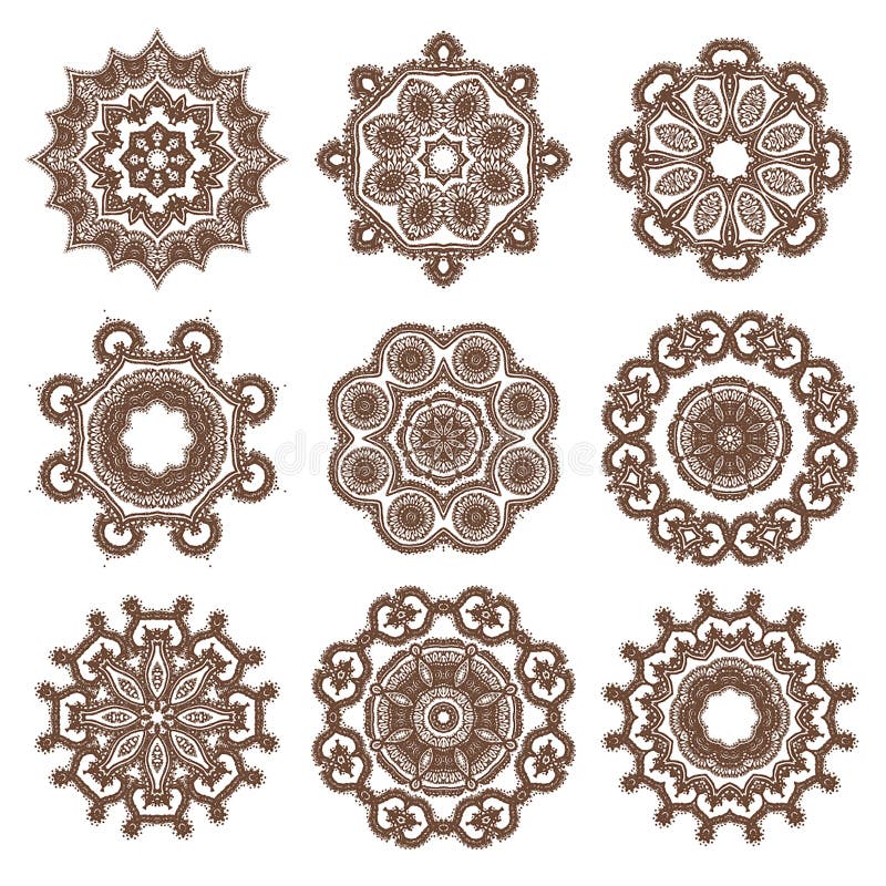 Vector Hand Drawn Sketch of Mandala Illustration on White Background ...