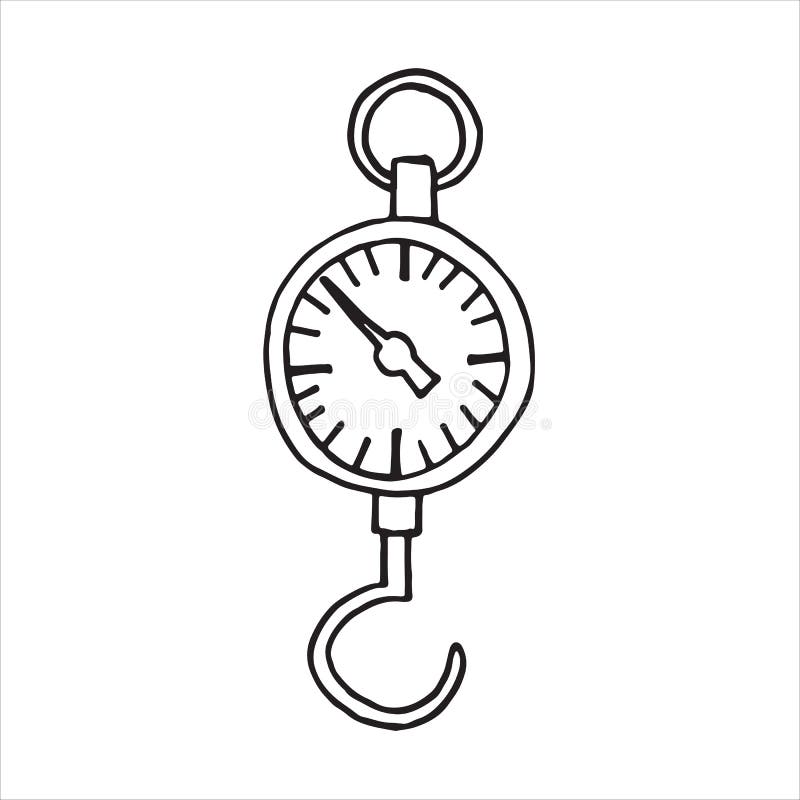 Physics Dynamometer for Laboratory Work Icon Set Color Hexahedron Stock ...