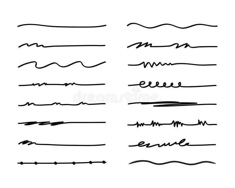 Underline Collections Stock Illustrations – 30 Underline Collections ...