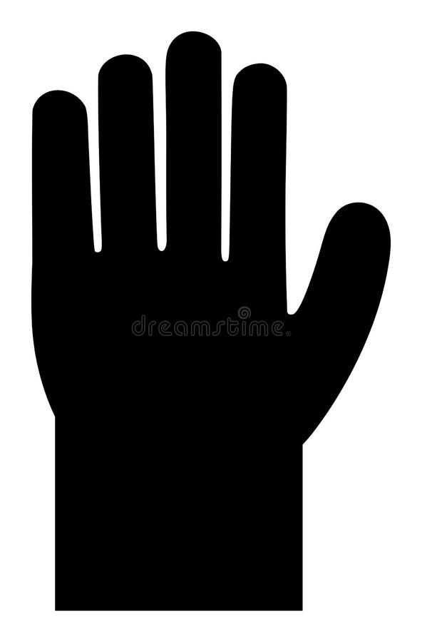 Vector Hand Flat Icon Image Stock Vector - Illustration of vector ...