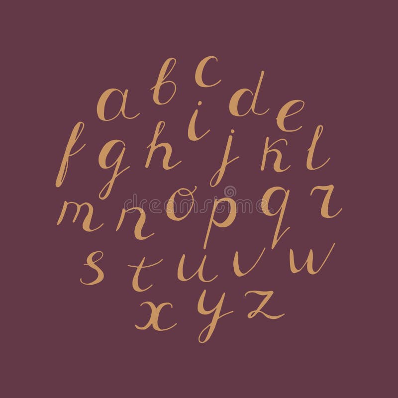 Vector hand lettering. stock illustration. Illustration of calligraphy ...