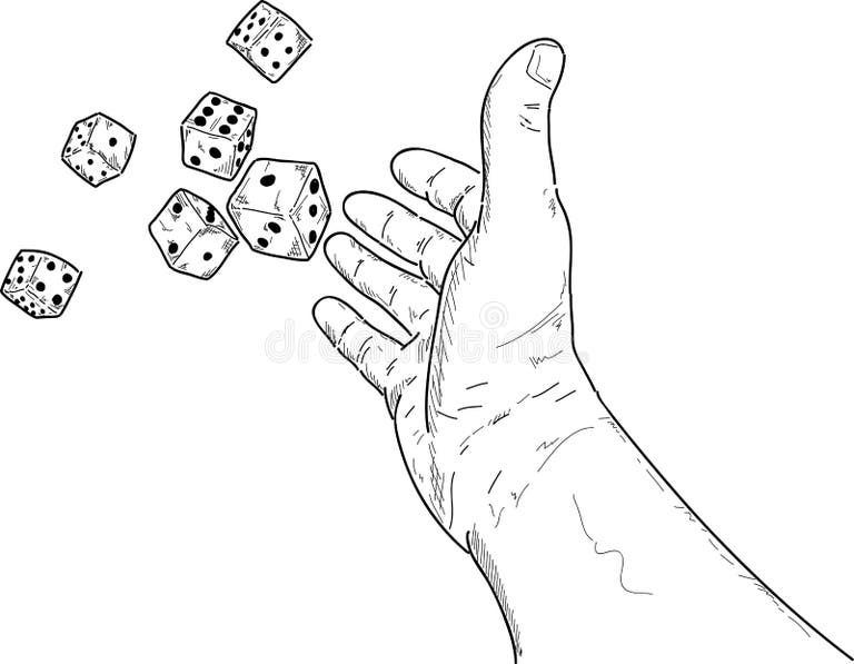 Outline Dice Stock Illustrations – 9,333 Outline Dice Stock ...