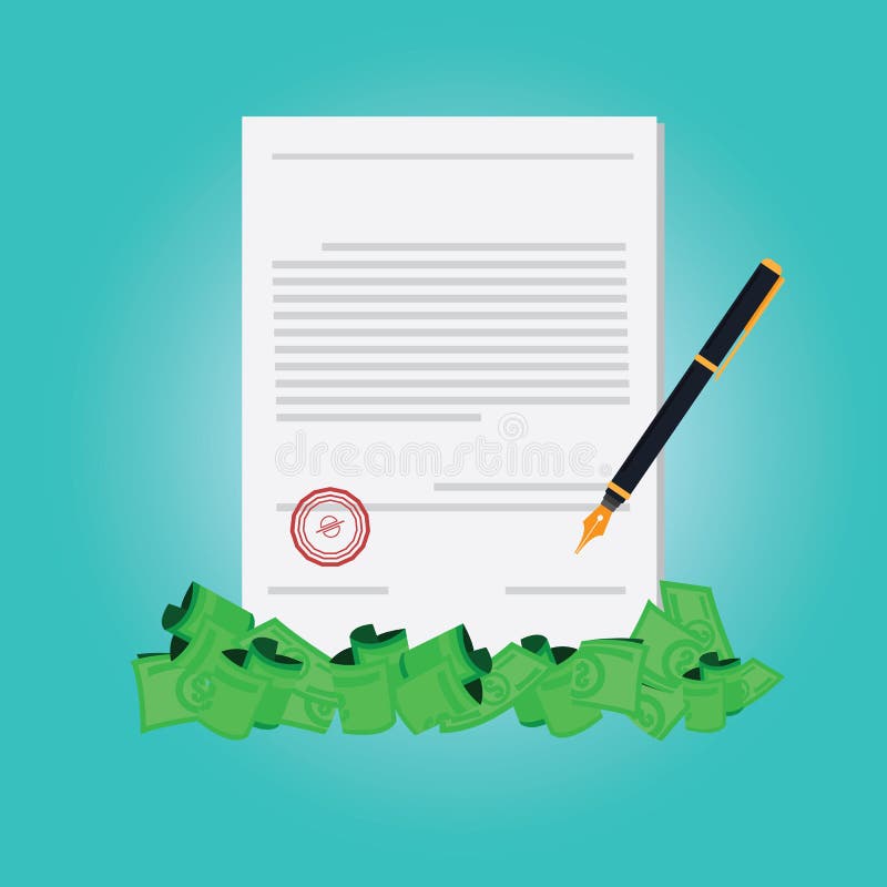Signing Contract Stock Illustrations – 23,312 Signing Contract Stock ...