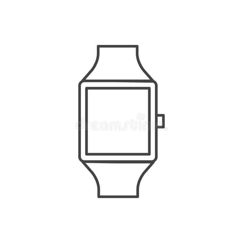 Vector of hand watch icon stock vector. Illustration of accessorie ...