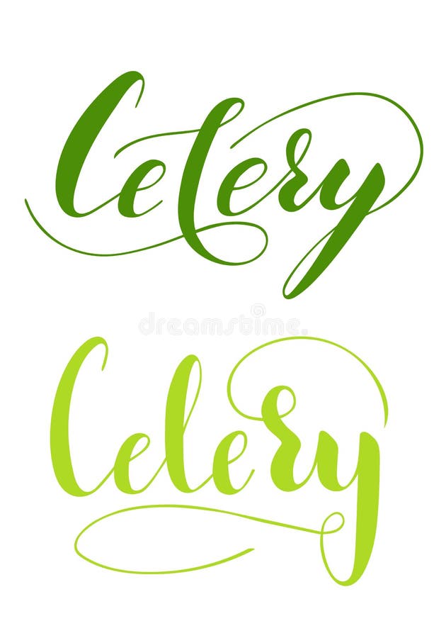 Word Celery Stock Illustrations – 101 Word Celery Stock Illustrations ...
