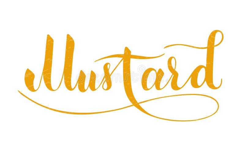 Letter Mustard Stock Illustrations – 402 Letter Mustard Stock ...