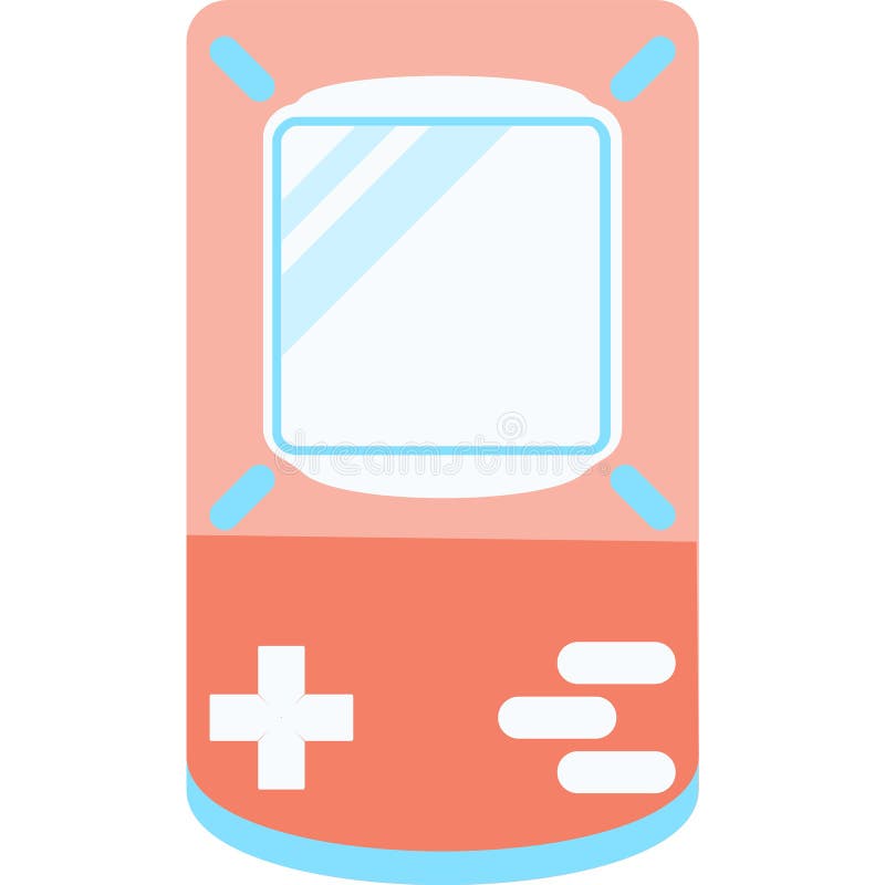 Vector Handheld Data Terminal Icon on White Stock Vector - Illustration ...