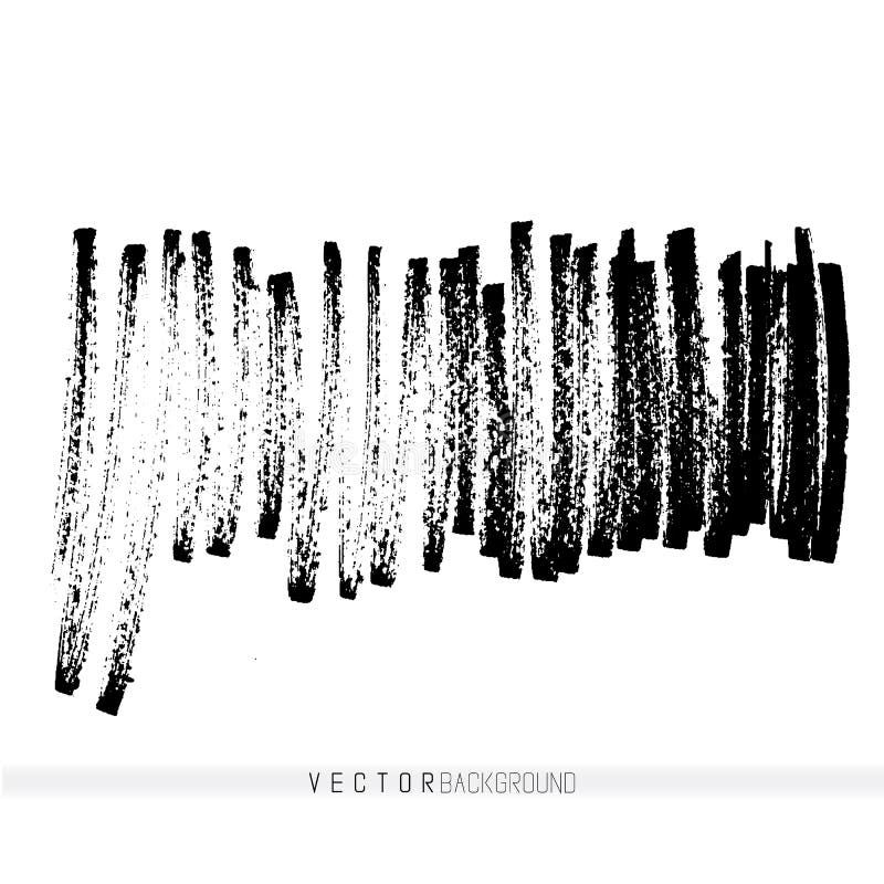 Vector Handmade Marker Strokes. Grunge Design Elements Stock Vector ...