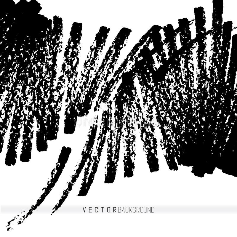 Vector Handmade Marker Strokes. Grunge Design Elements. Stock Vector ...