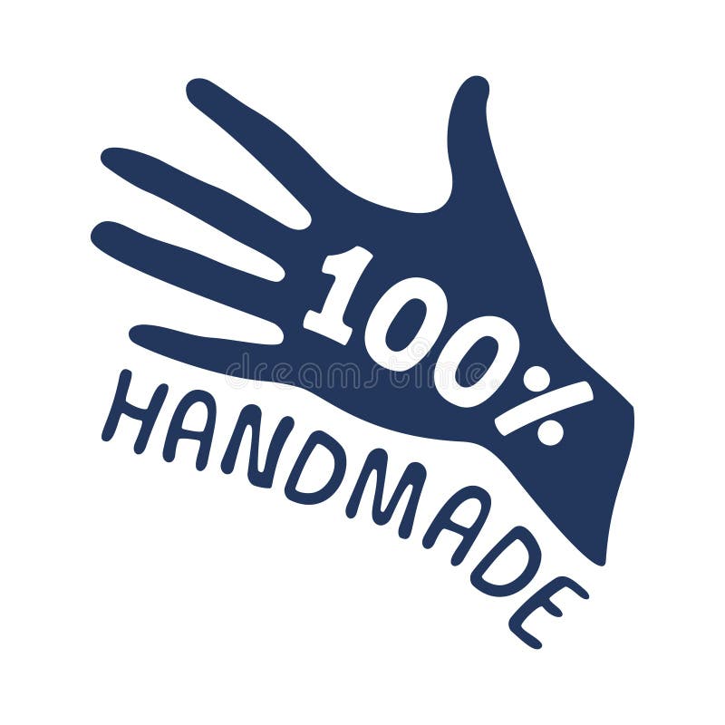 Handmade Vector Badges or Labels Stock Vector - Illustration of button ...