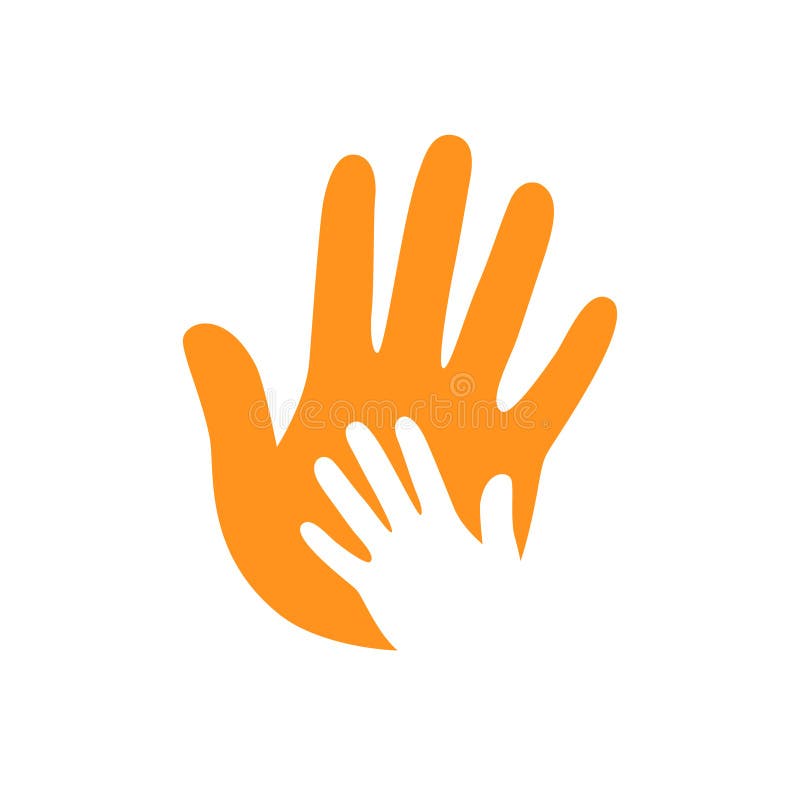Vector Hands. Hand Care. Childish Hand. Support Symbol. Helpful People ...