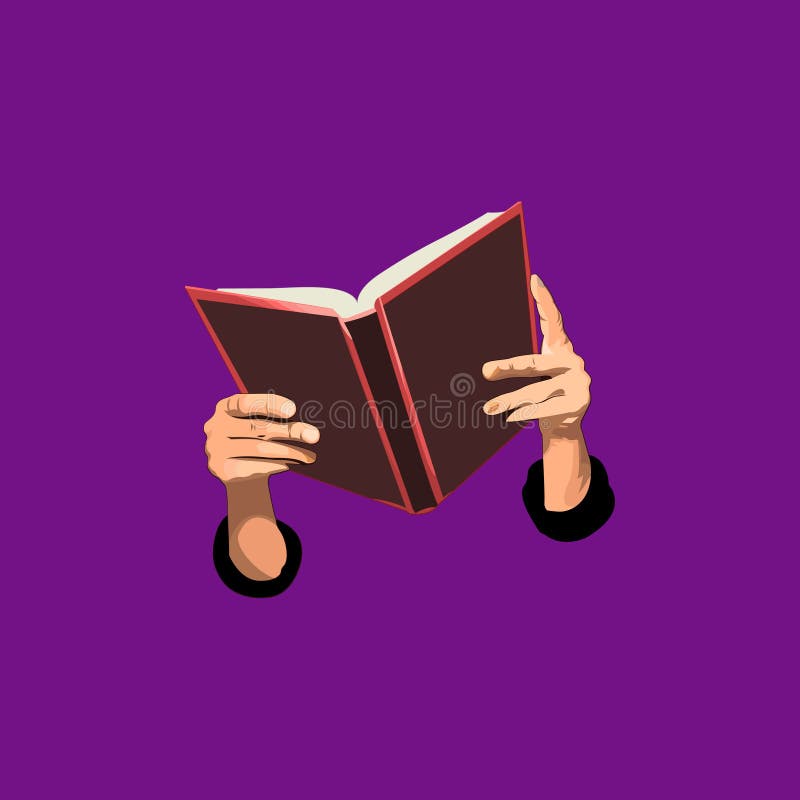 Reading Book Hands Stock Illustrations – 3,892 Reading Book Hands Stock ...