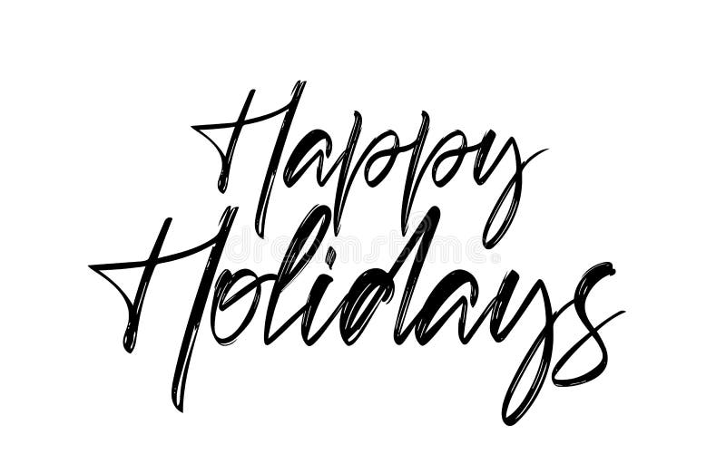 Happy Holidays Script Stock Illustrations – 4,499 Happy Holidays Script ...