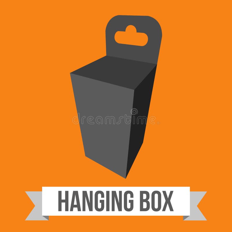 Vector Hanging box stock vector. Illustration of consumer - 82221176