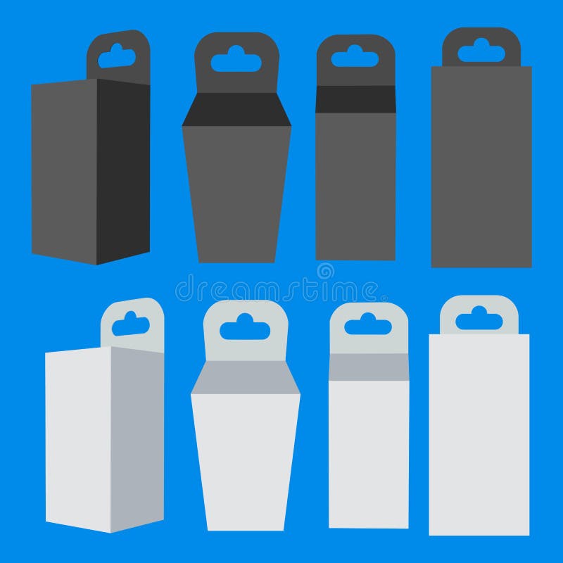 Vector Hanging box set stock vector. Illustration of element - 81816074