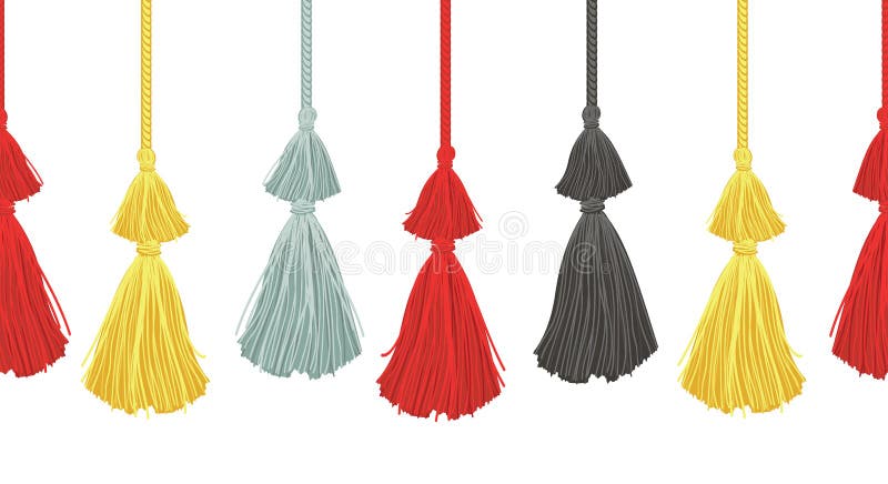 Vector Fun Set of Hanging Pastel Colorful Birthday Party Paper Pom Poms ...