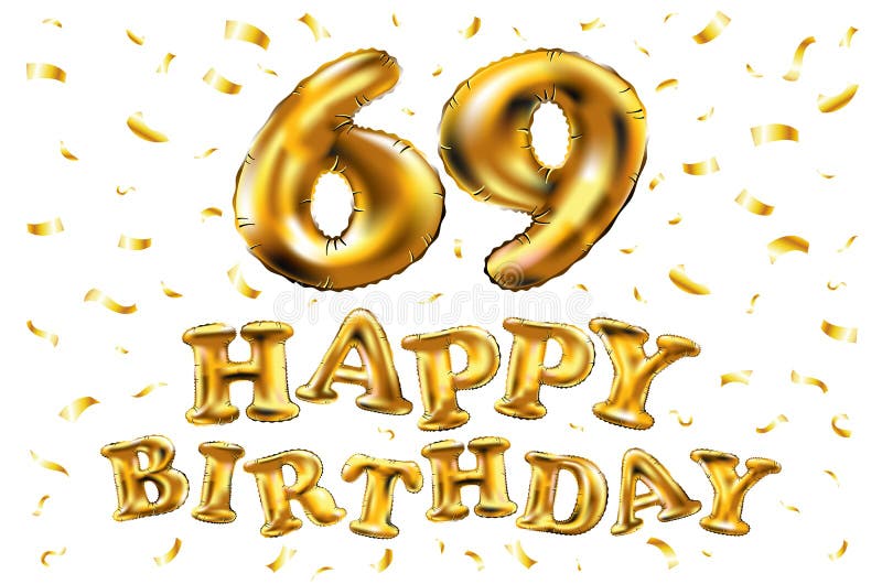 Happy 69th Birthday Stock Illustrations 344 Happy 69th Birthday Stock