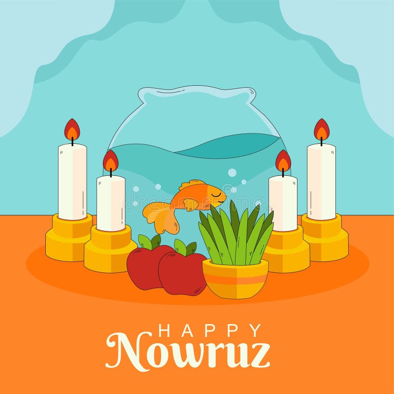 Happy Nowruz Banner Template Design Stock Vector - Illustration of ...