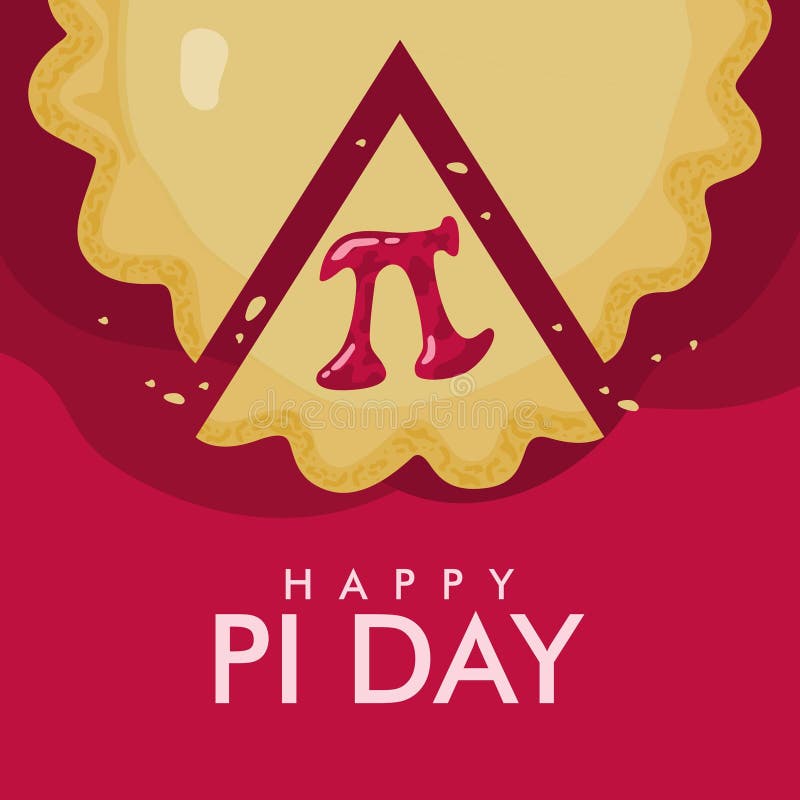 Vector Happy Pi Day Poster Template Stock Vector - Illustration of ...