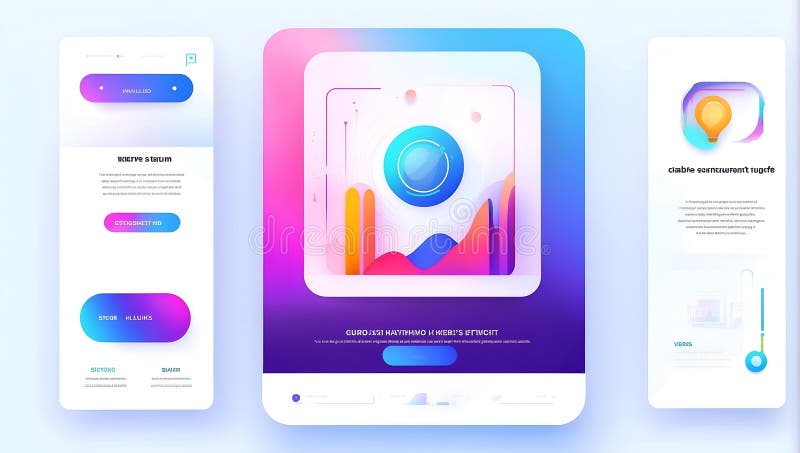 Vector Harmony: Elevate UX Landing Experiences. AI Generate Stock ...