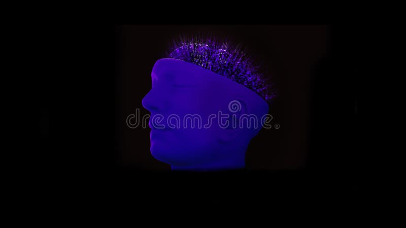 Vector Head with Exploding Mind Stock Illustration - Illustration of ...